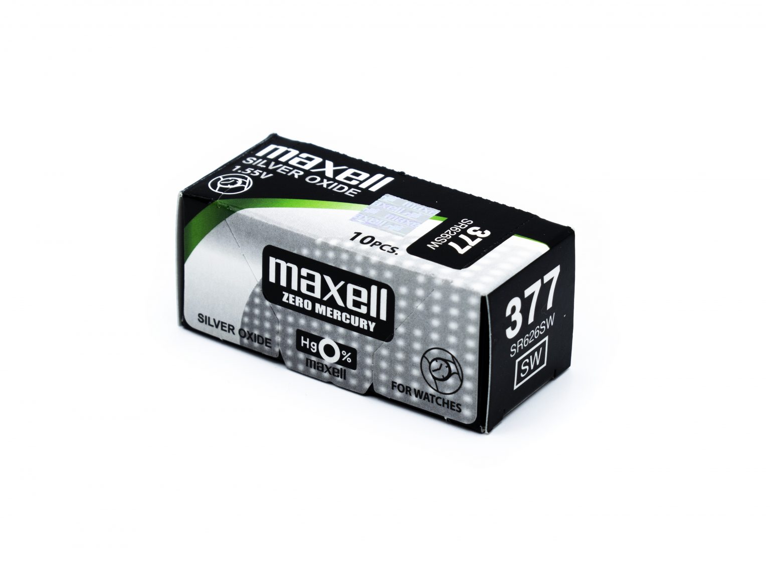 Pilas Maxell 377 SR626SW 10 unidades